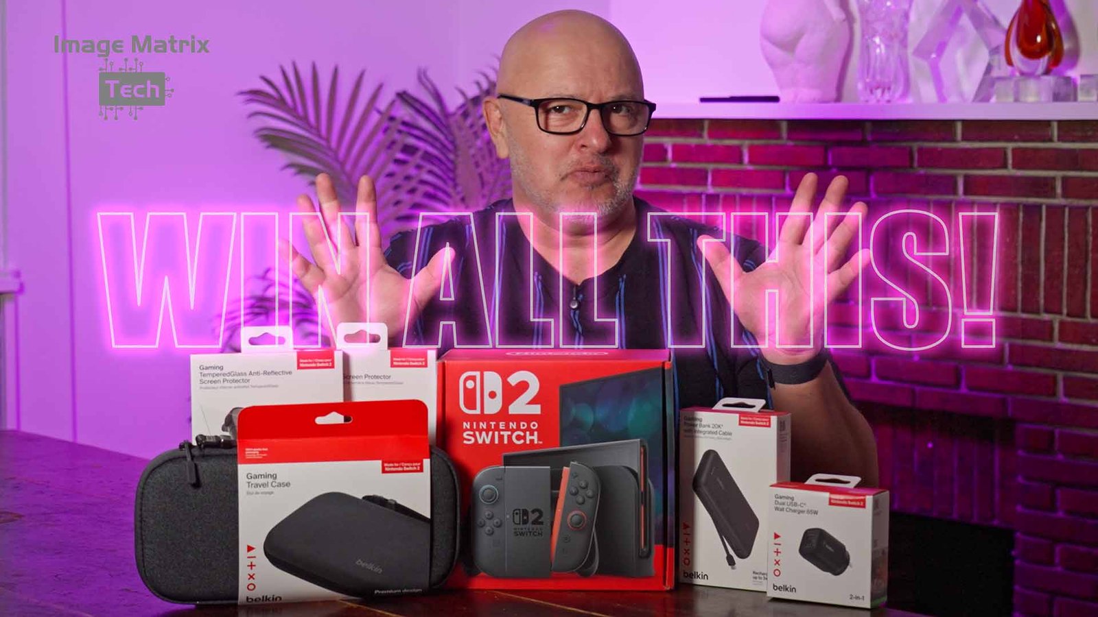 Win a Nintendo Switch 2 and Belkin Accessories - Image Matrix Tech