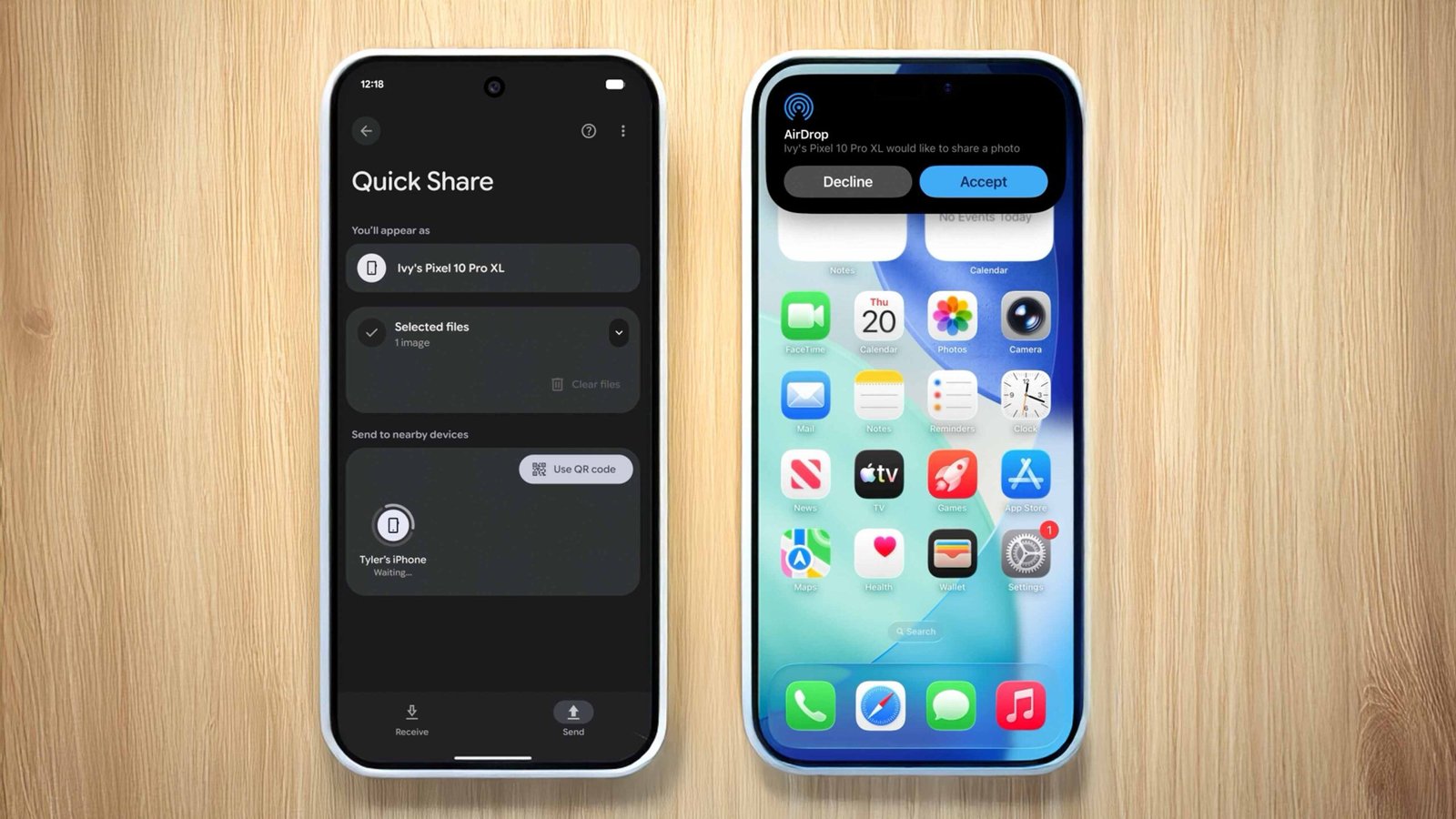 AirDrop for Android? Google Makes File Sharing Work Without Apple's Help - Image Matrix Tech
